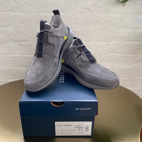 Cole Haan | Shoes | New Cole Haan Grey Suede Sneakers | Poshmark